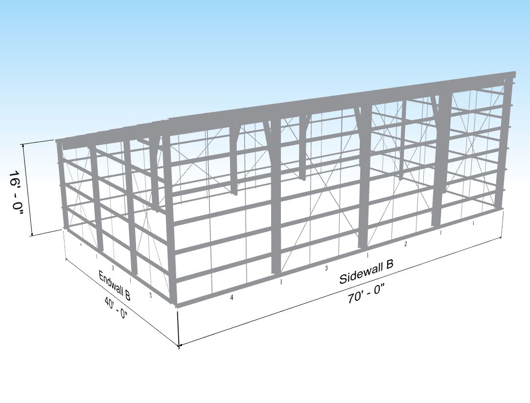 SINGLE SLOPE ROOF GROW BUILDING - Factory 2U Steel Buildings